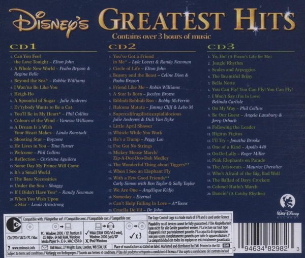 Disneys Greatest Hits (3 CDs) – jpc
