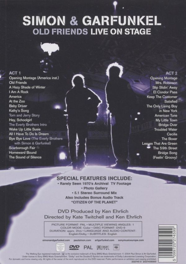 Simon & Garfunkel: Old Friends: Live On Stage (Reunion Tour 2003/2004) (DVD) – jpc