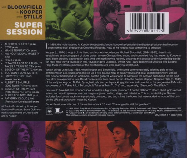 Mike Bloomfield, Al Kooper & Stephen Stills: Super Session (CD) – jpc